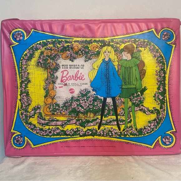 Mattel | Toys | Vintage 968 Mattel The World Of Barbie Double Doll Case ...